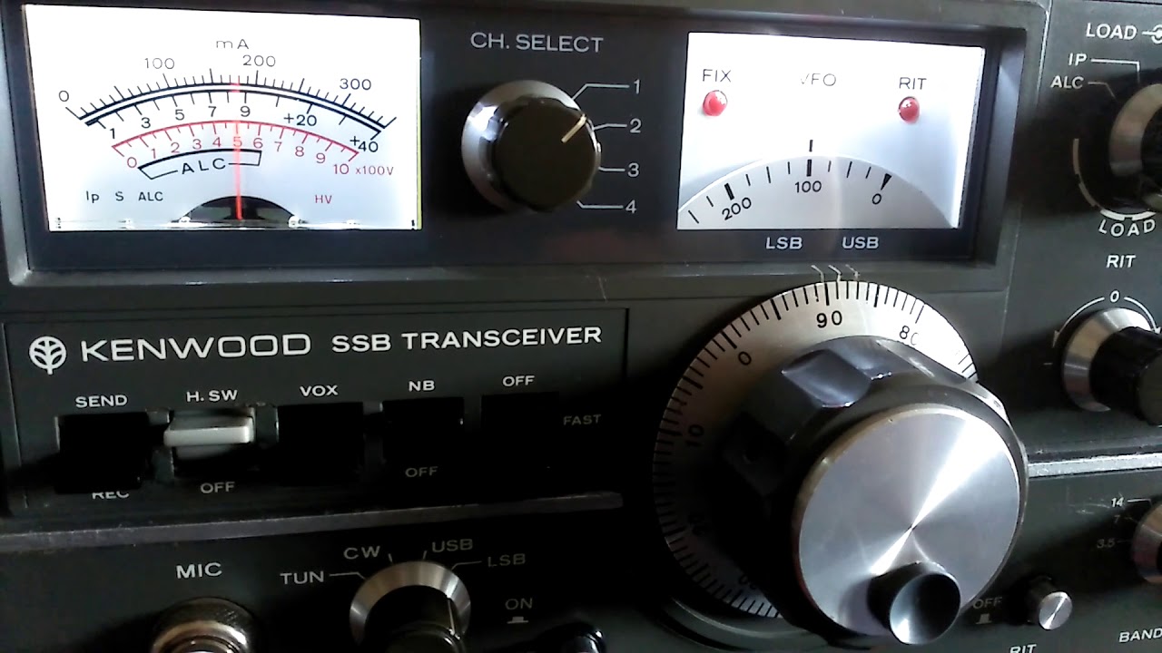 Kenwood TS 520, primer QSO. - YouTube