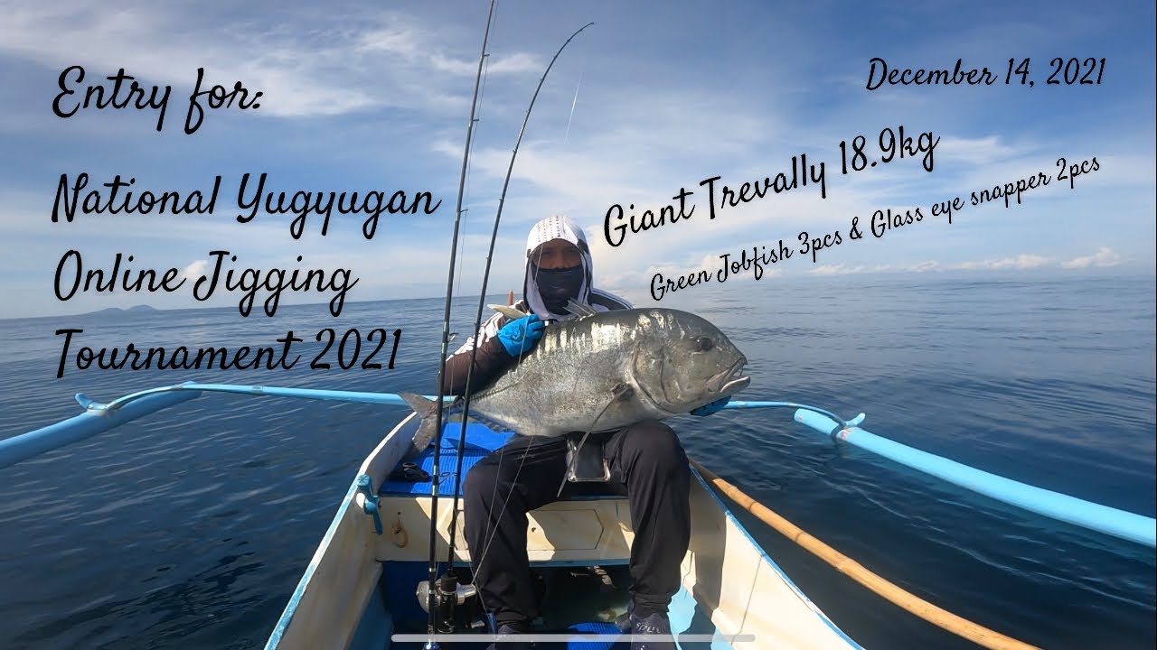 18.9kg Giant Trevally,Green Jobfish 2.6kg,2.6kg & 2.1kg plus 2pcs Glass ...