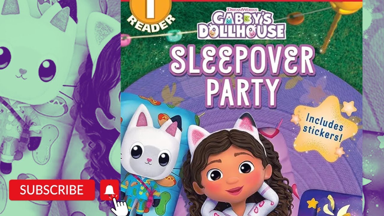 GABBY'S DOLLHOUSE SLEEPOVER PARTY | KIDS BOOK READ ALOUD - YouTube