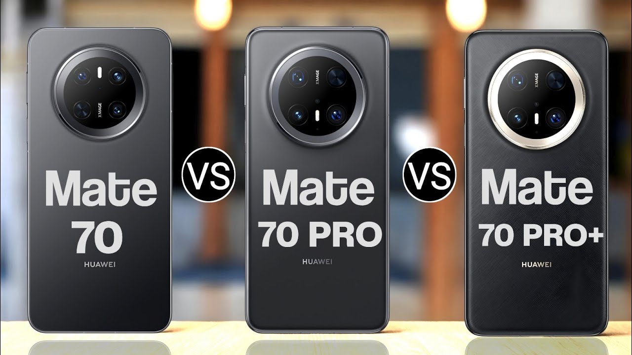 Huawei Mate 70 5G vs Huawei Mate 70 Pro 5G vs Huawei Mate 70 Pro+ 5G - YouTube