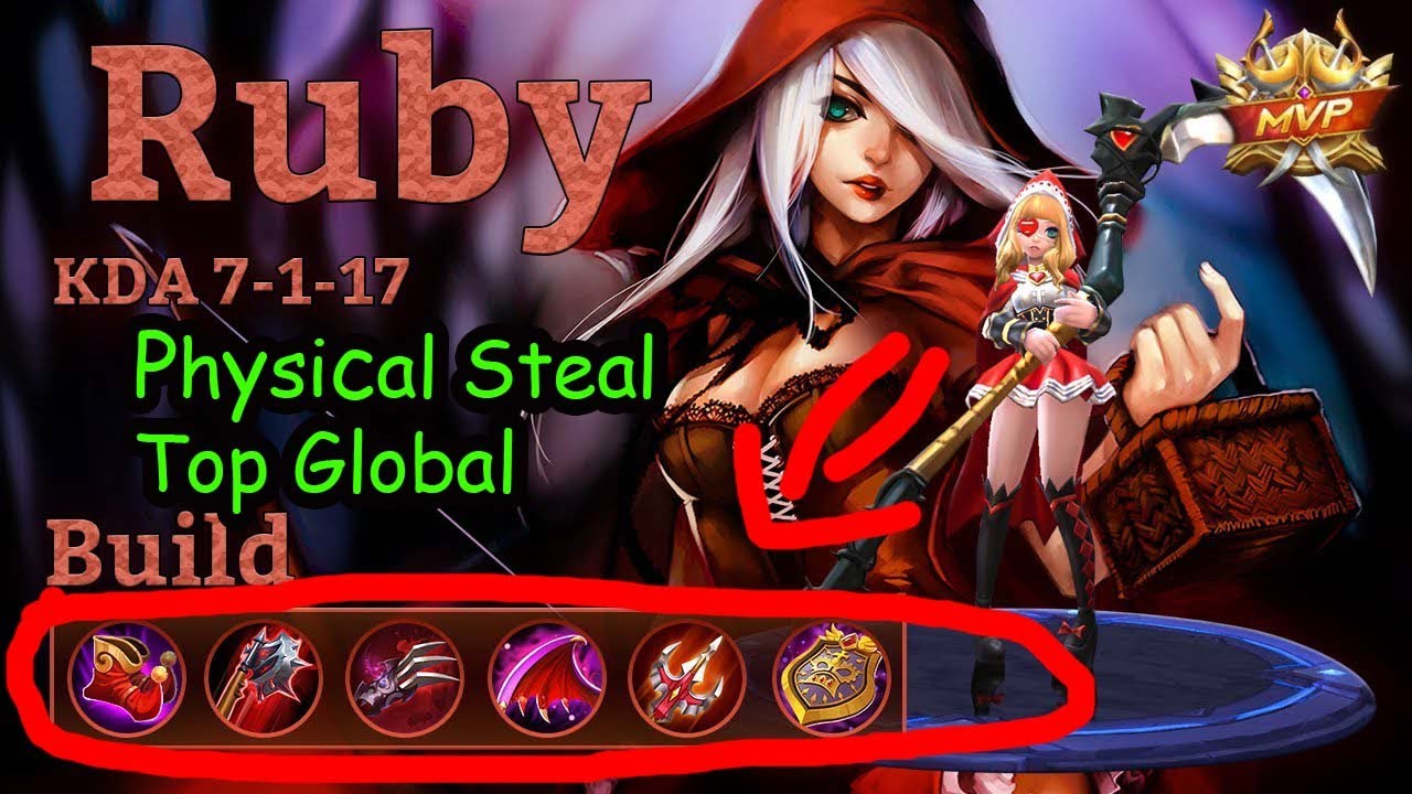 Ruby mobile legend gameplay-Ruby savage moment-how to play ruby-Ruby best build 2019 - YouTube