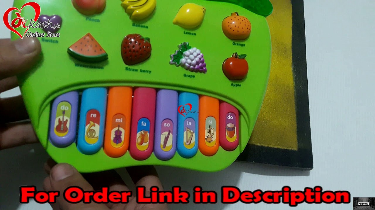 Apple Piano Toy Music Fruits Review for Kids - 6950041400021 | Dilkash ...