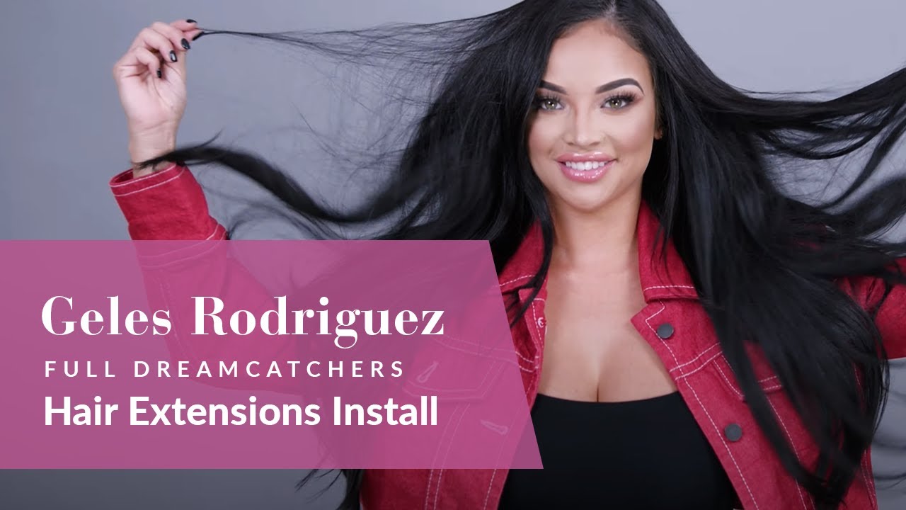 Geles Rodriguez - Full DreamCatchers I-tip Hair Extensions Install ...