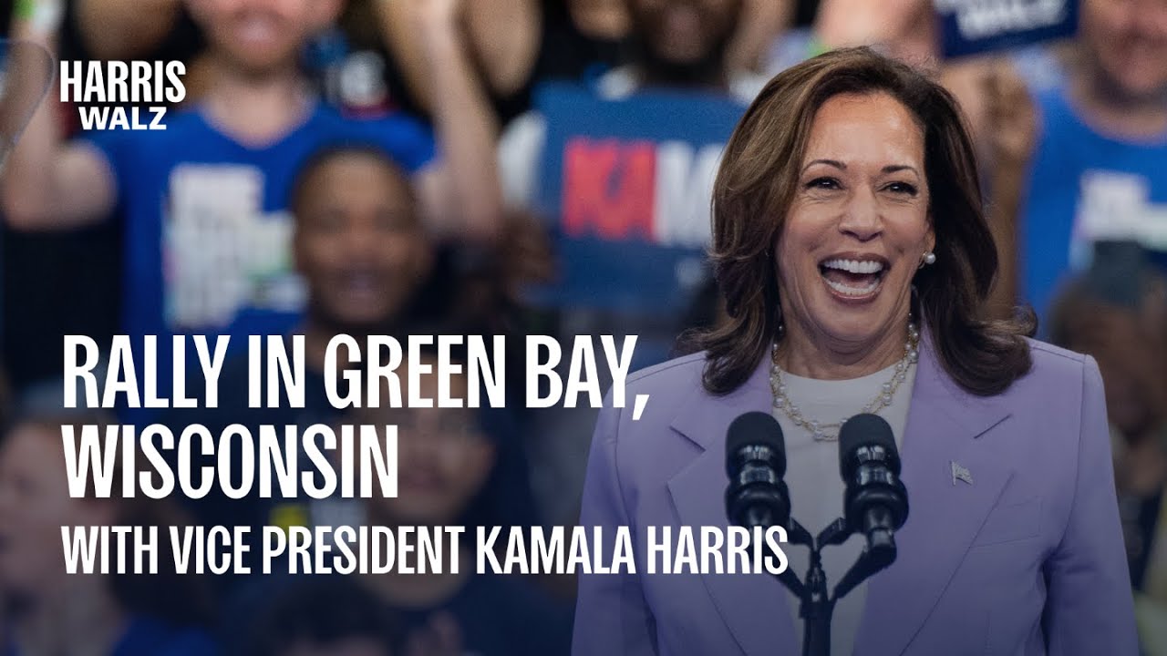 VP Kamala Harris at Rally in Wisconsin - YouTube