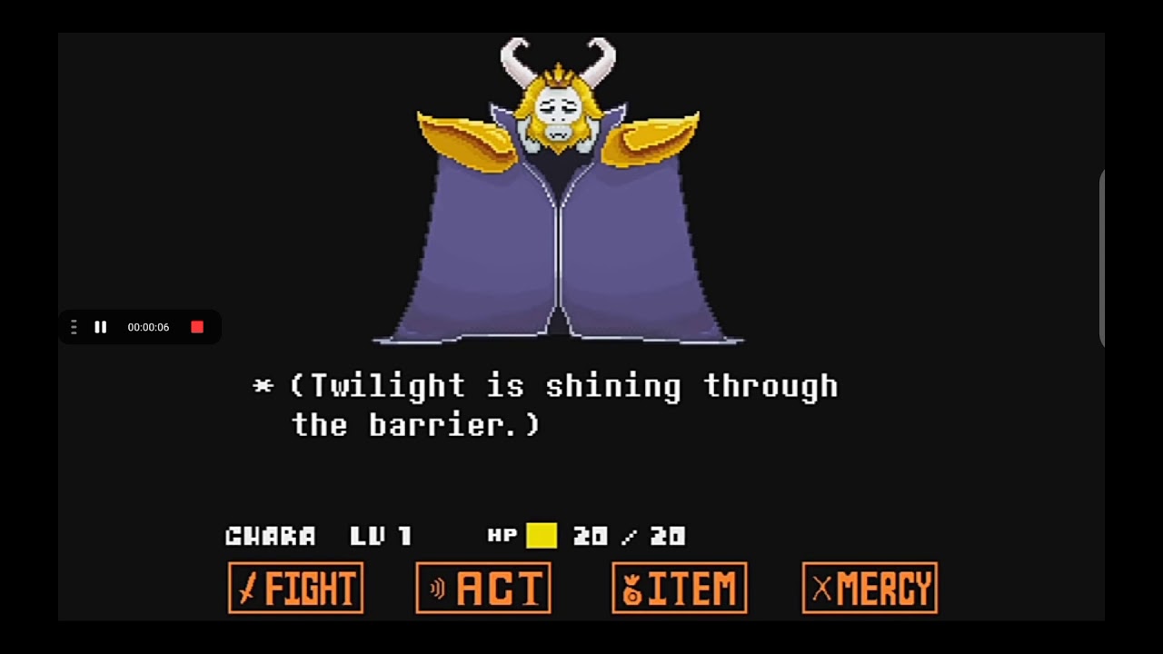 How to defeat asgore in undertale