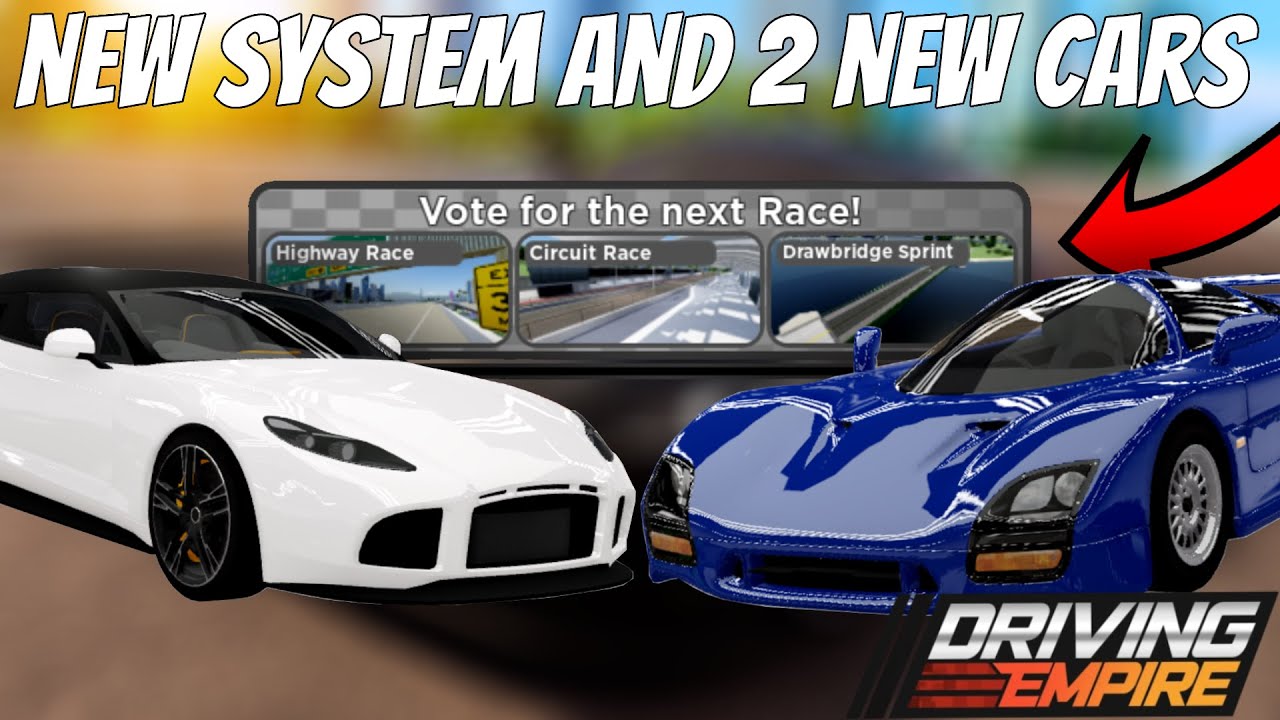 New System And Cars In Driving Empire! - YouTube