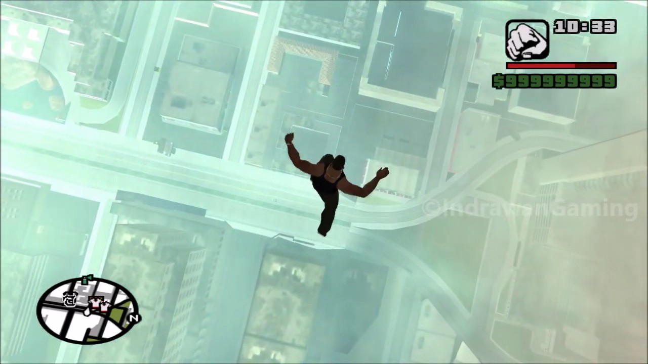 GTA San Andreas - Falling Wasted from the Sky in Las Venturas (50 mins ...