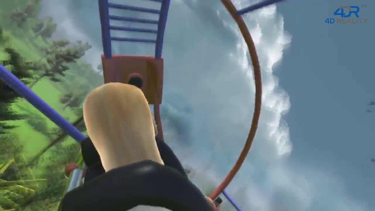 Catapult Slingshot Ride 4D VR - YouTube