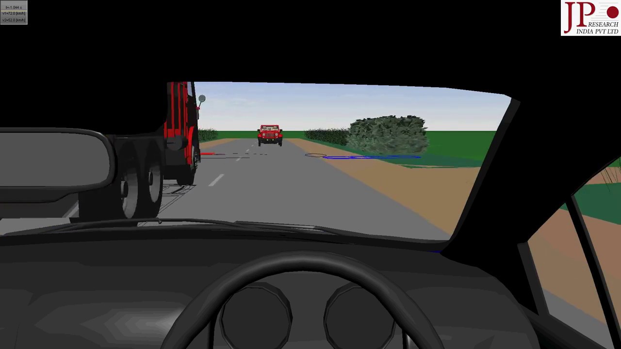 Car Overtaking Accident / 3D Rendered Driver View Video / PC Crash ...