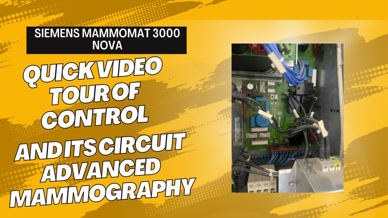Siemens Mammomat 3000 Nova Quick Video Tour of control and its circuit ...
