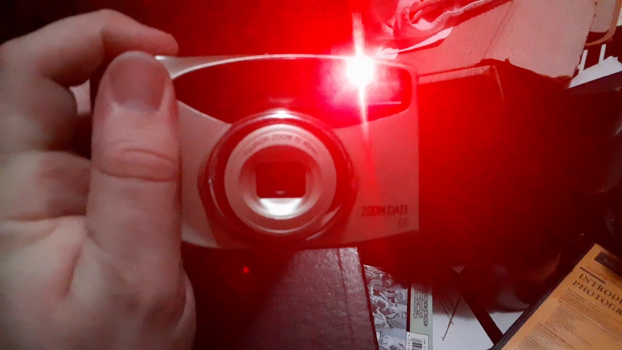 Red Eye Reduction Systems of Point and Shoot Film Cameras - YouTube