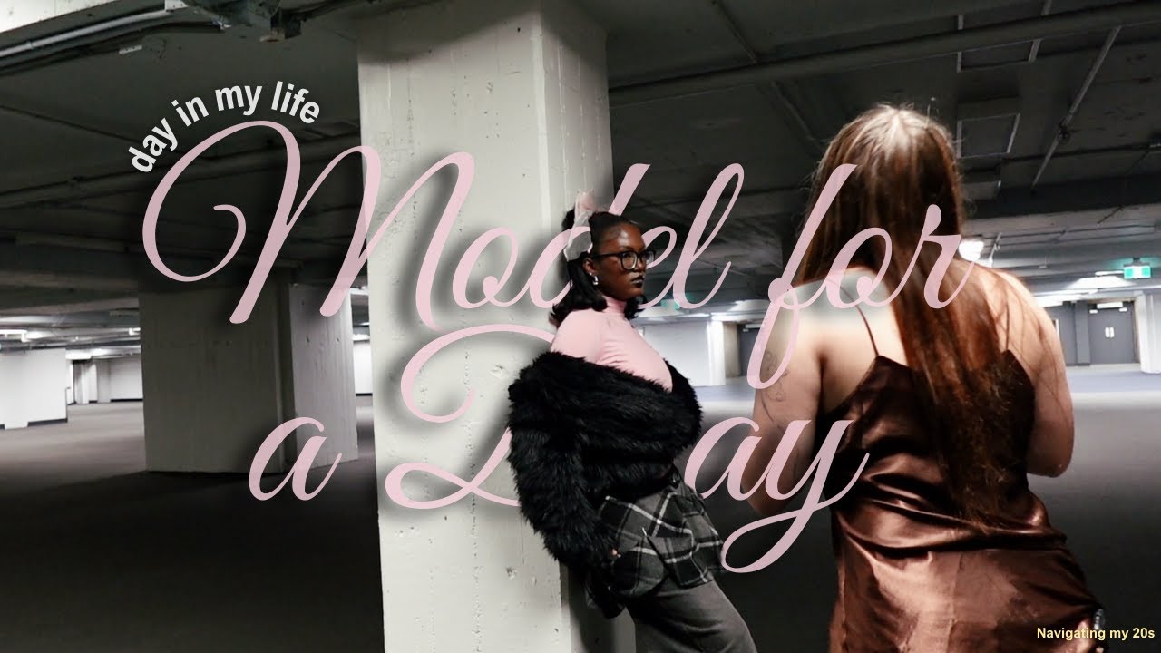 day in my life as model | makeup, outfit, BTS & more - YouTube