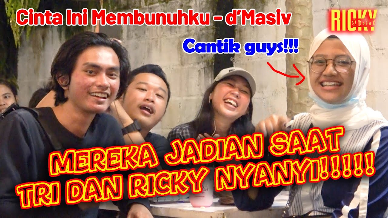 Cinta Ini Membunuhku - d'Masiv | Live Cover by Ricky Febriansyah ft Tri ...