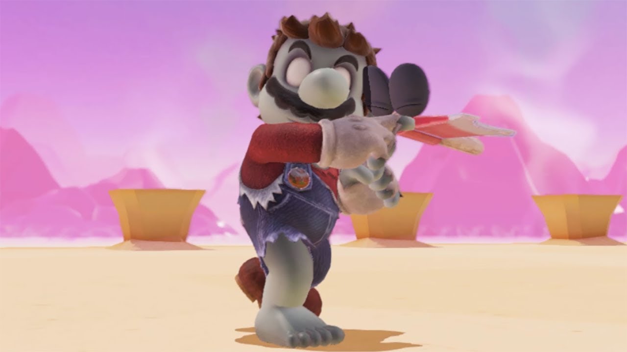 Super Mario Odyssey - Zombie Mario Gameplay! - YouTube