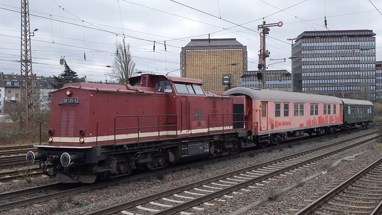 BR 298 135-5 Lok-Ost mit Lok-Ost Notfalltechnikzug - YouTube