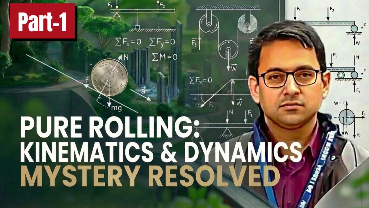Secrets of Pure Rolling of a Disc | Kinematics & Dynamics | Engineering ...
