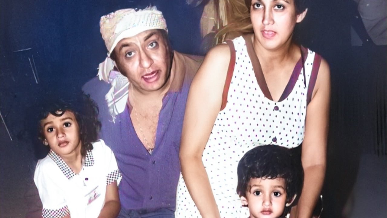 Legendary Villain Ranjeet With His Wife, and Children | | Parents ...