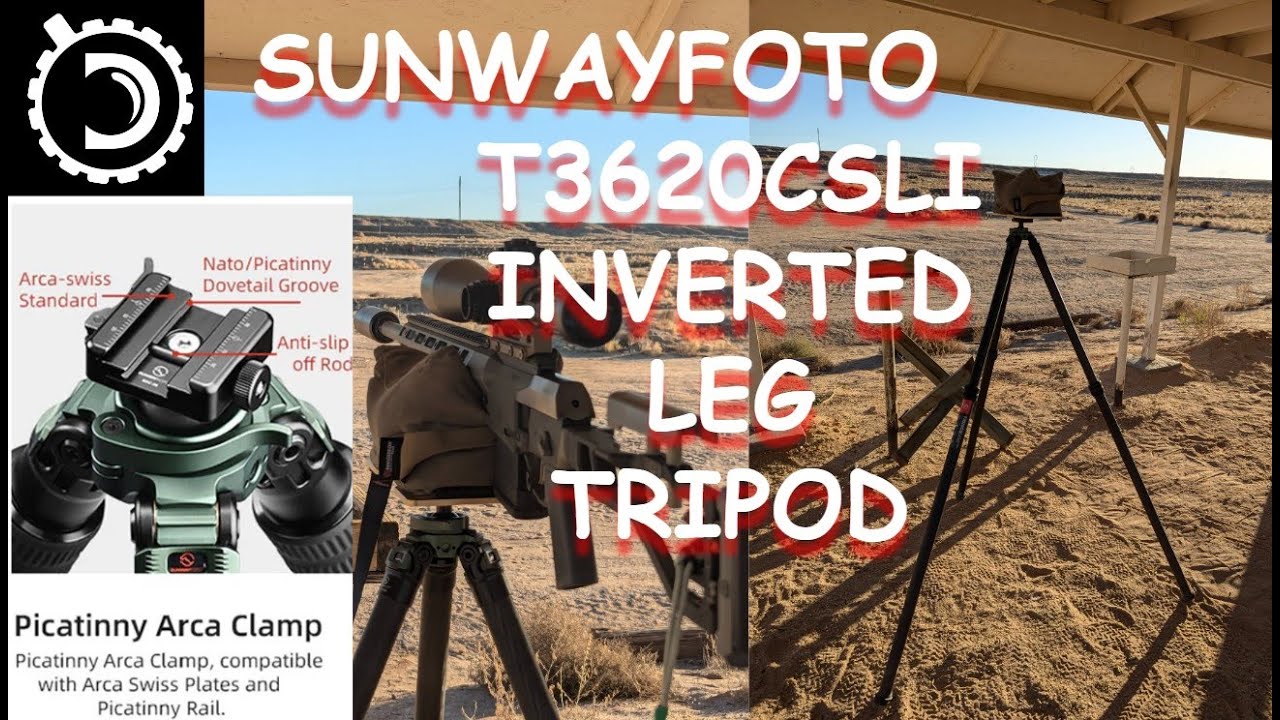 DLO Reviews: SunwayFoto T3620CSLI Inverted Leg Tripod - YouTube