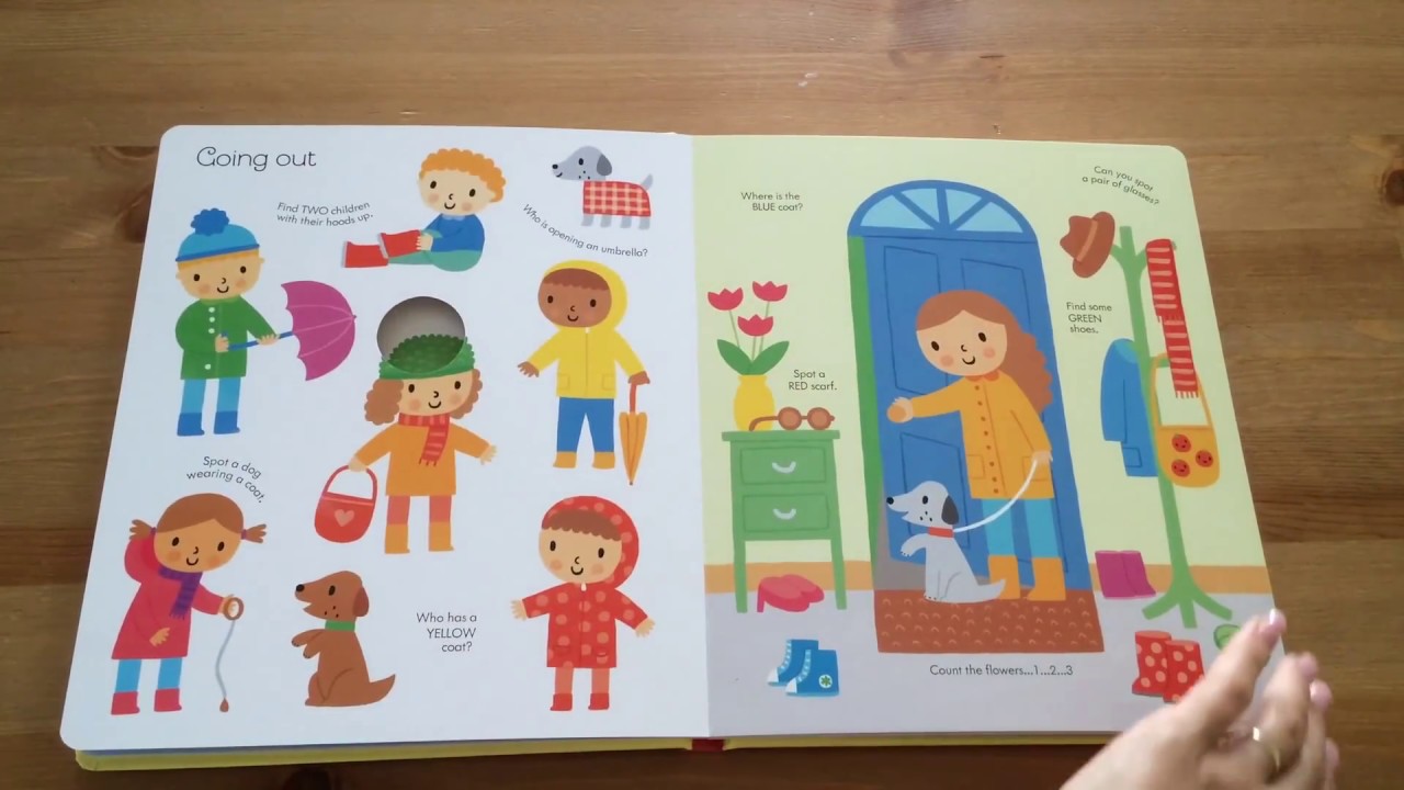 Very first book of things to spot at home - Usborne - YouTube