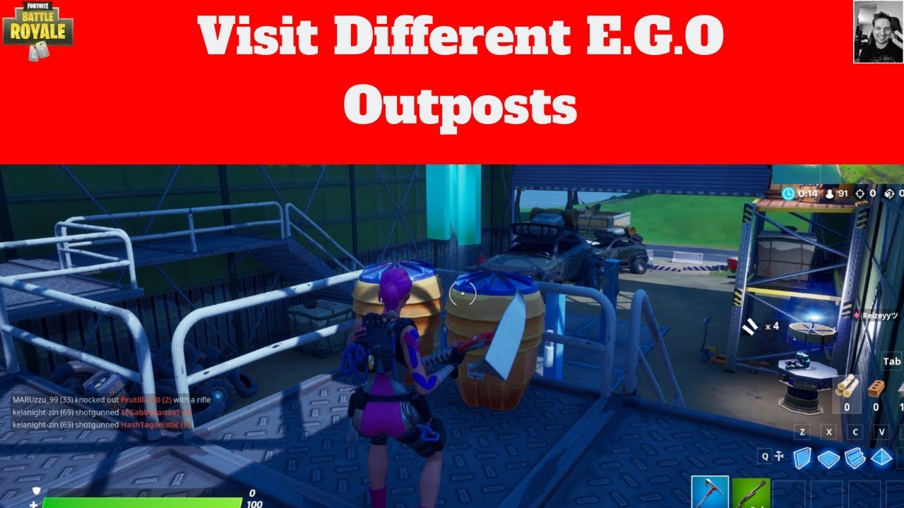 Fortnite "Visit Different E.G.O Outposts" - YouTube