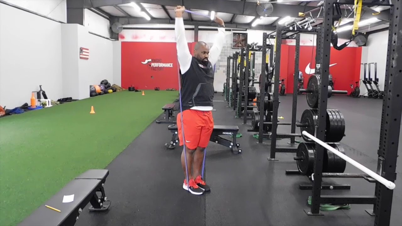 Band Push Press - YouTube