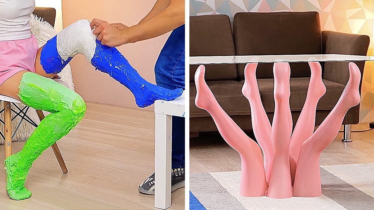 Turning Beautiful Women's bodies into Bizarre Furnitures - YouTube