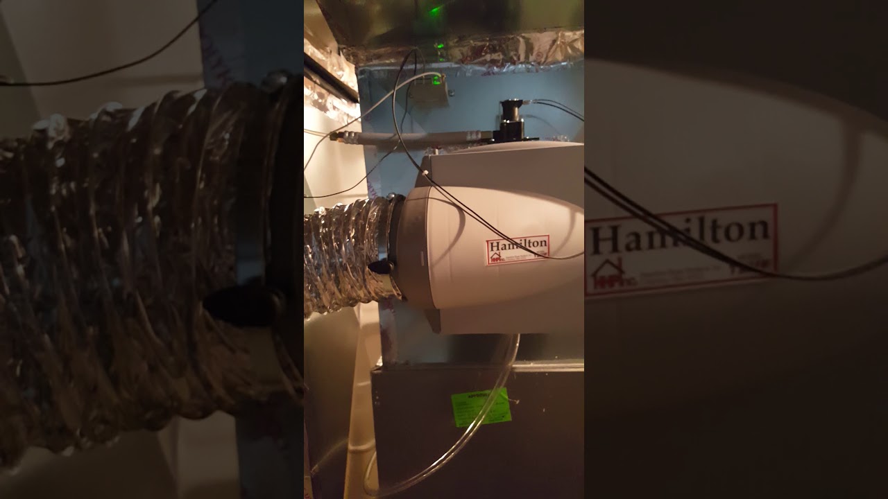 Hamilton 12hf series humidifier - YouTube