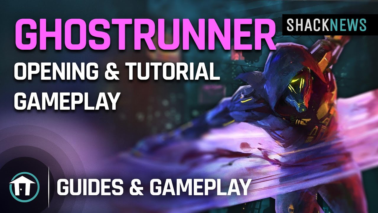 Ghostrunner - Opening & Tutorial Gameplay - YouTube
