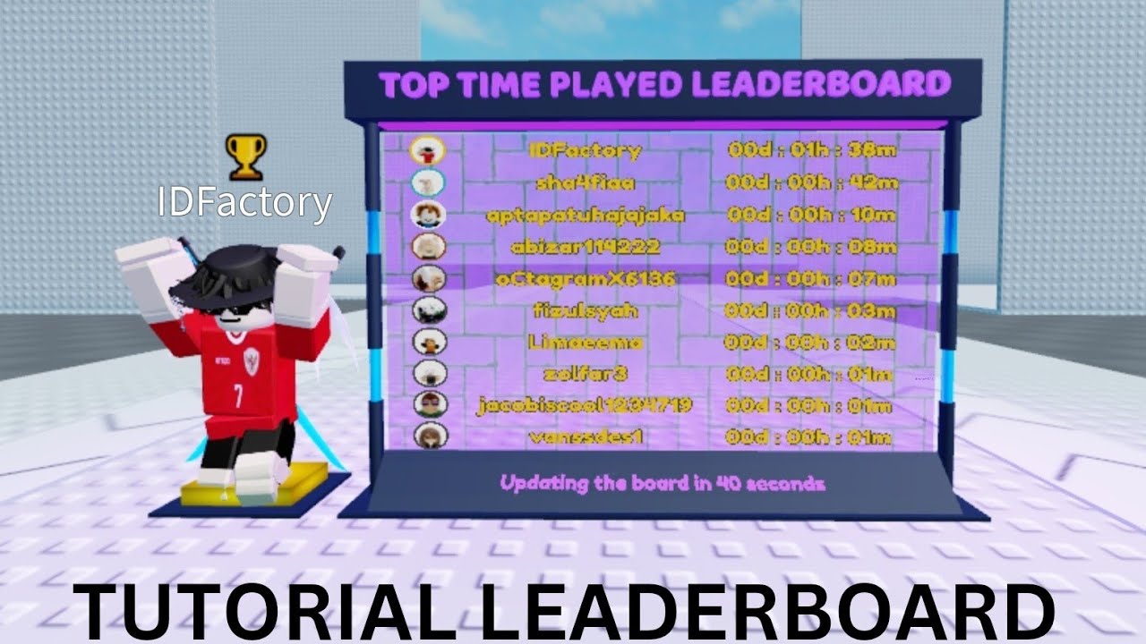 Tutorial membuat leaderboard di roblox studio lite!!! - YouTube