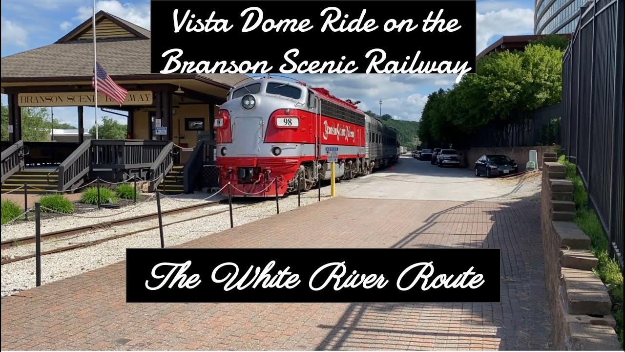 Vista-Dome Ride on the Branson Scenic Railway - YouTube