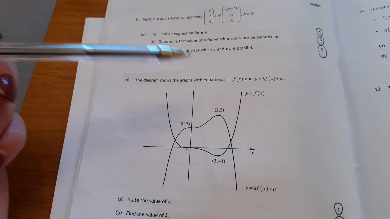 Higher Maths 2019 Paper 1 Q10 YouTube Higher Maths 2019 Paper 1 Q10 YouTube