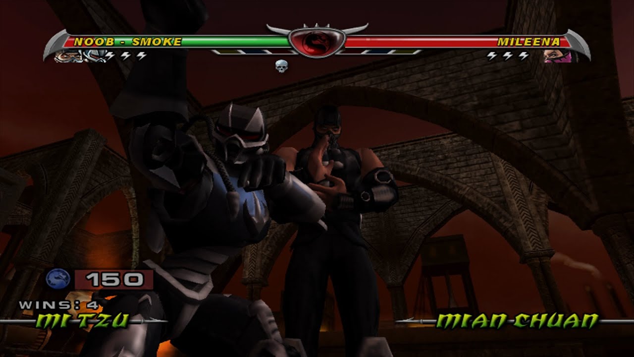 Mortal Kombat Deception - Noob-Smoke - Arcade Playthrough - YouTube