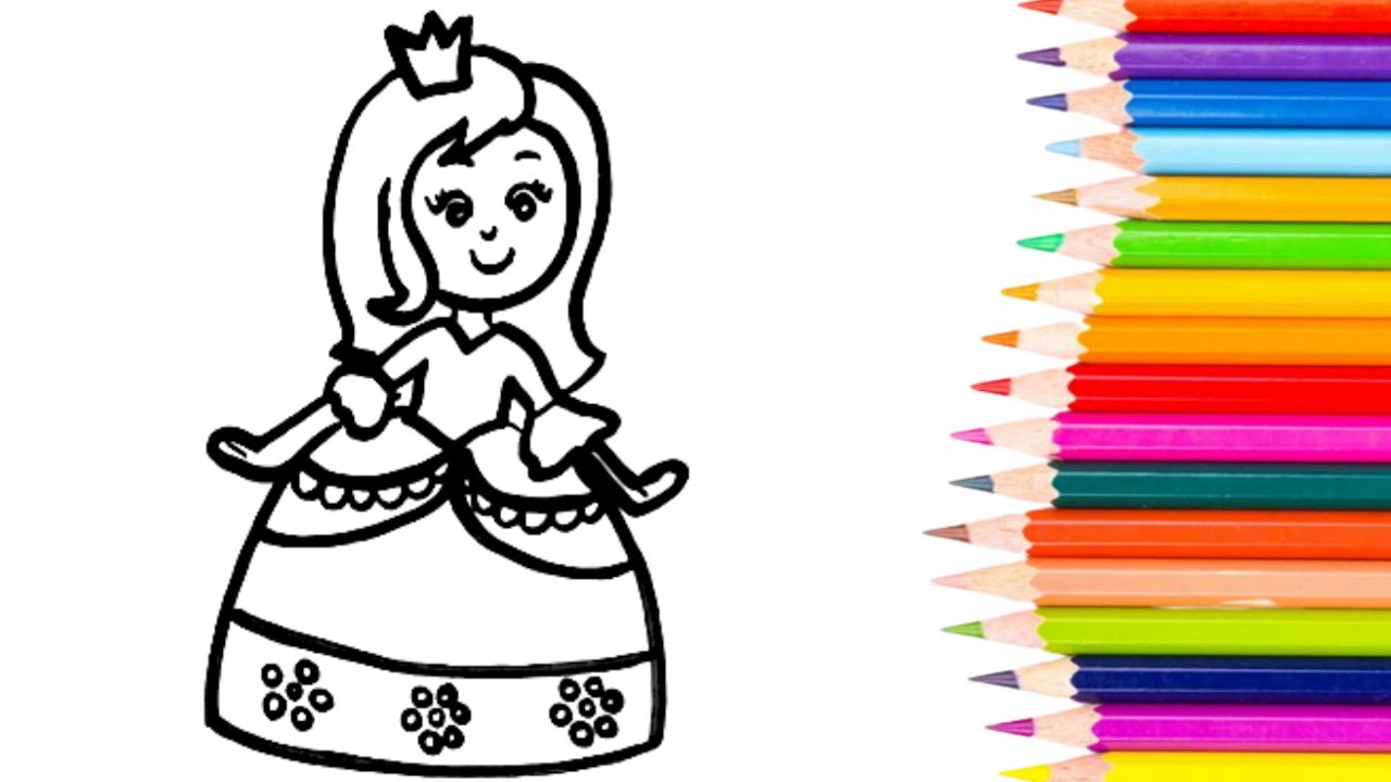 How to draw a princess? Malika xonimni chizish - YouTube