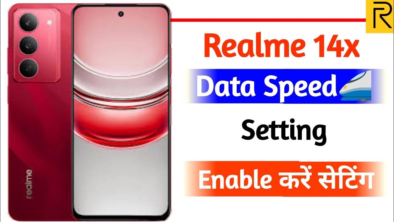 realme 14x turn on data speed setting | network speed setting in realme ...