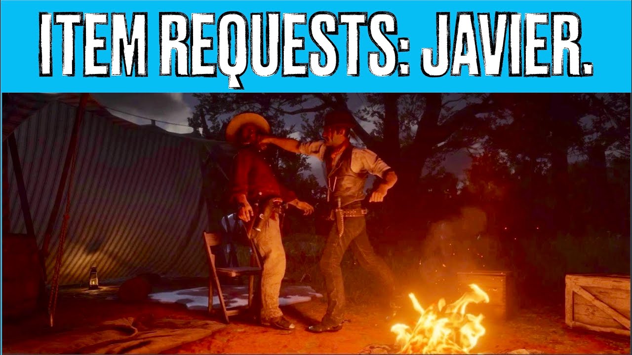 Red Dead Redemption II. Item Requests. Javier. - YouTube