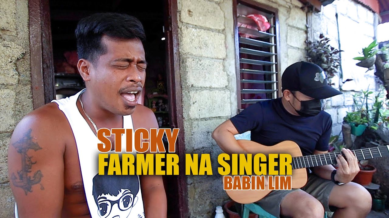 FARMER NA SINGER | STICKY ANG BAGONG TALENT SA STUDIO | Babin Lim - YouTube