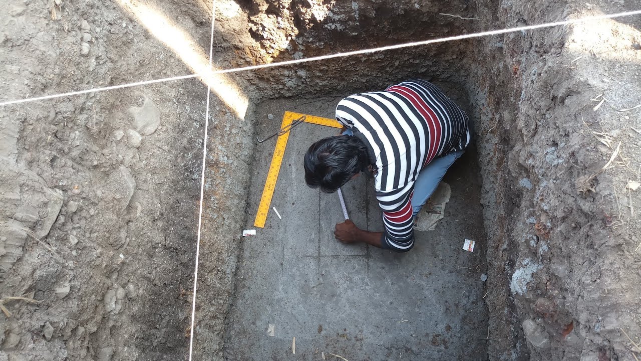 Column position marking on pcc bed - YouTube