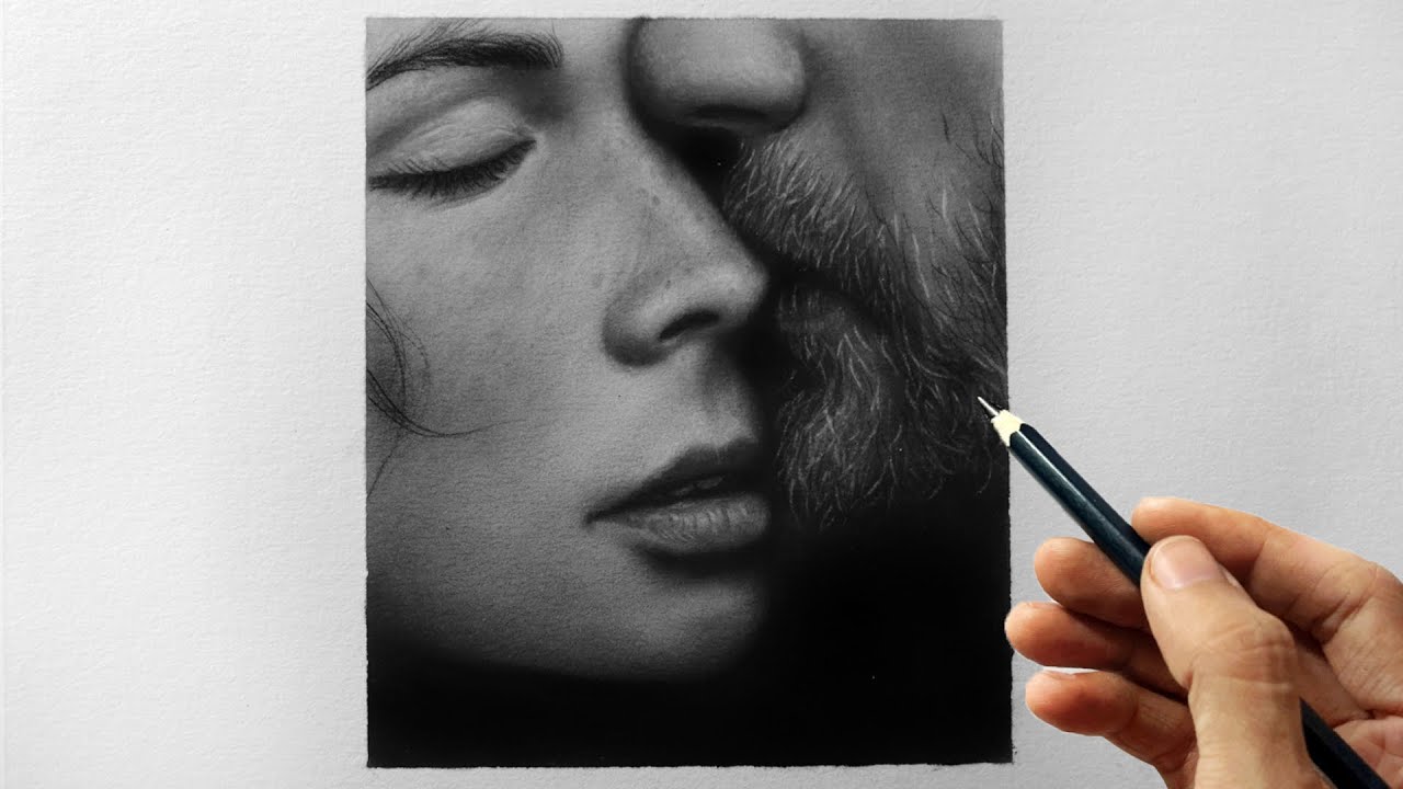 How to draw realistic FACE for beginners | #drawing #tutorial #face ...