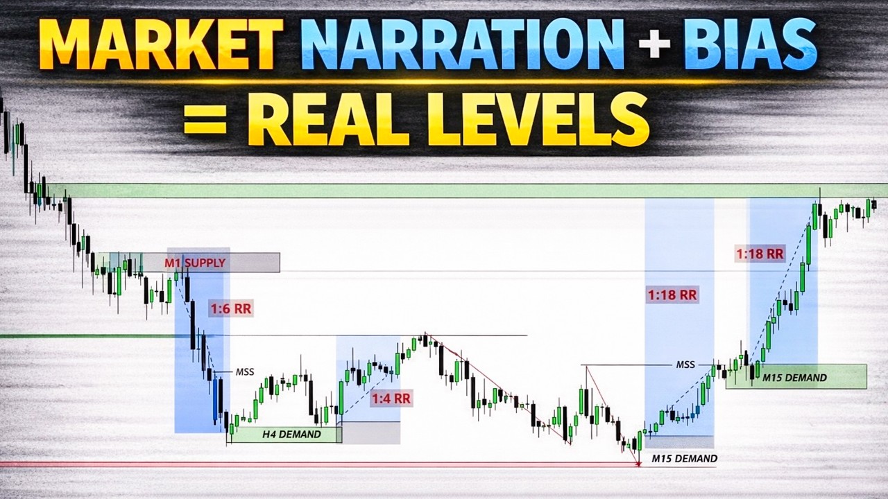 3 Step Market Framework: Narration → Bias → Levels - YouTube