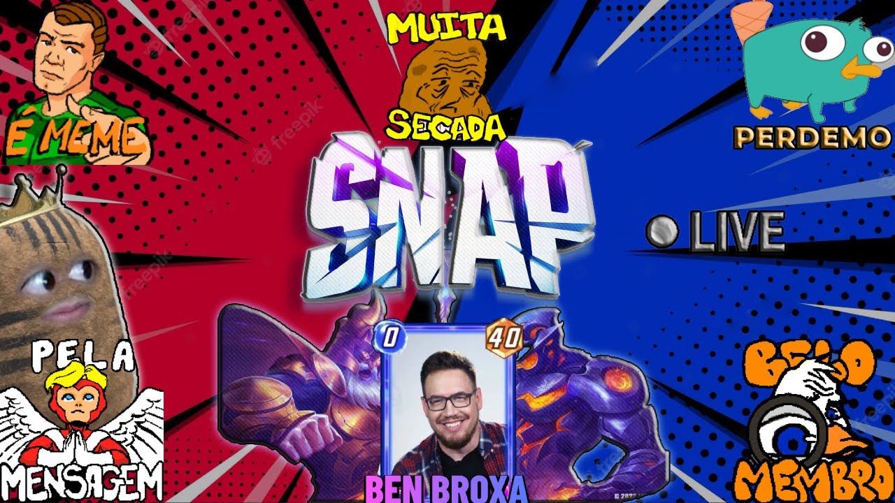 GAMEPLAY E REACT DE 10 MINUTOS DO BEN BODY FALANDO || CONQUEST MODE || MARVEL SNAP - YouTube