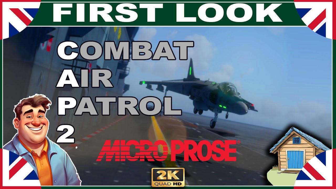 First Harrier Carrier Landing | MicroProse | Combat Air Patrol 2 ...