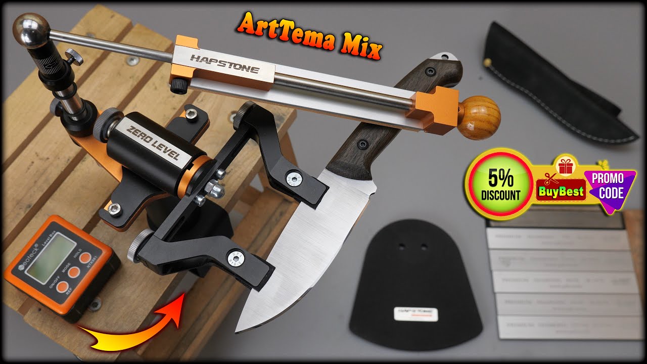 Sharpening a Bushcraft Knife SAVAGE CSH BPS Knives on a Sharpening ...