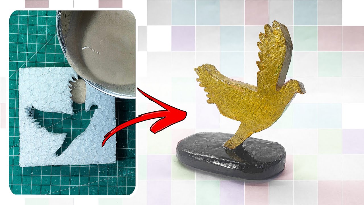 cement project and pottery making ideas | Cement craft ideas| Gypsum ...