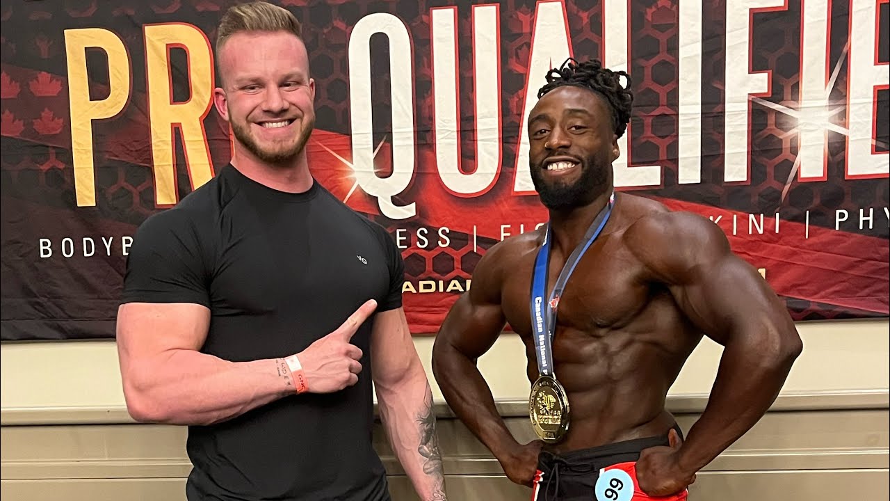 The men physique final at my first Canadian national championship - YouTube