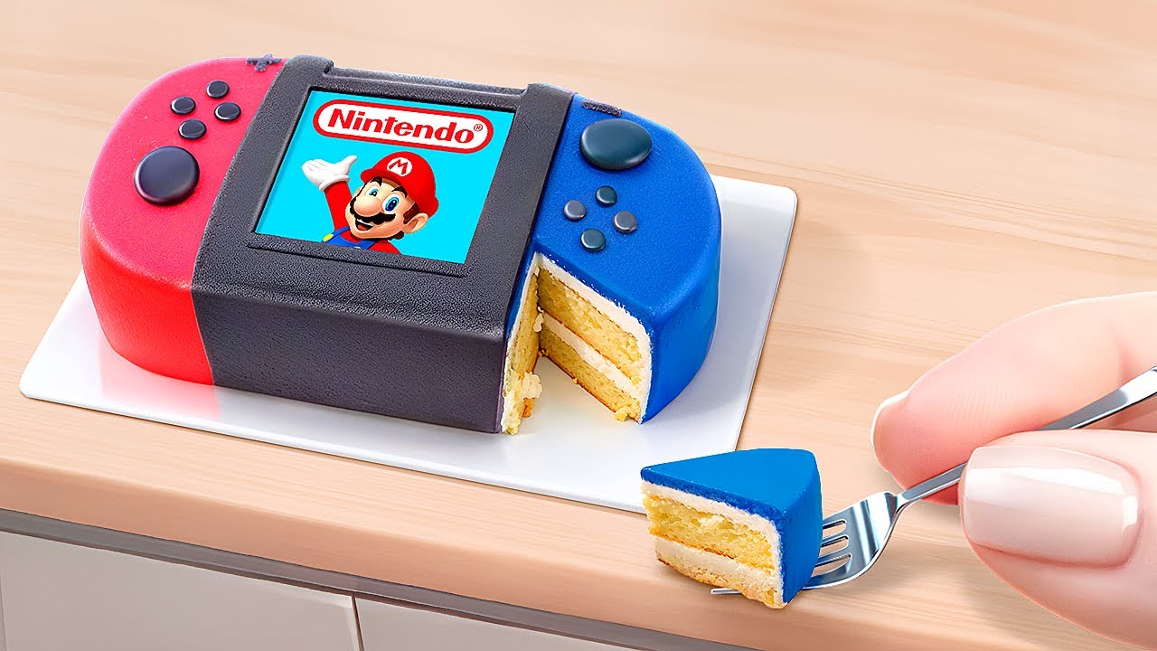 Nintendo Switch Cake 🎮 Best Of Miniature Cake Decorating Ideas ...