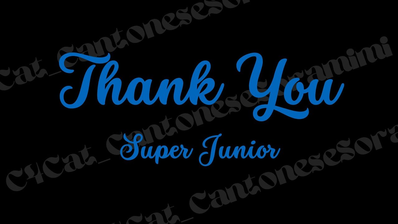 Super Junior - Thank You - YouTube
