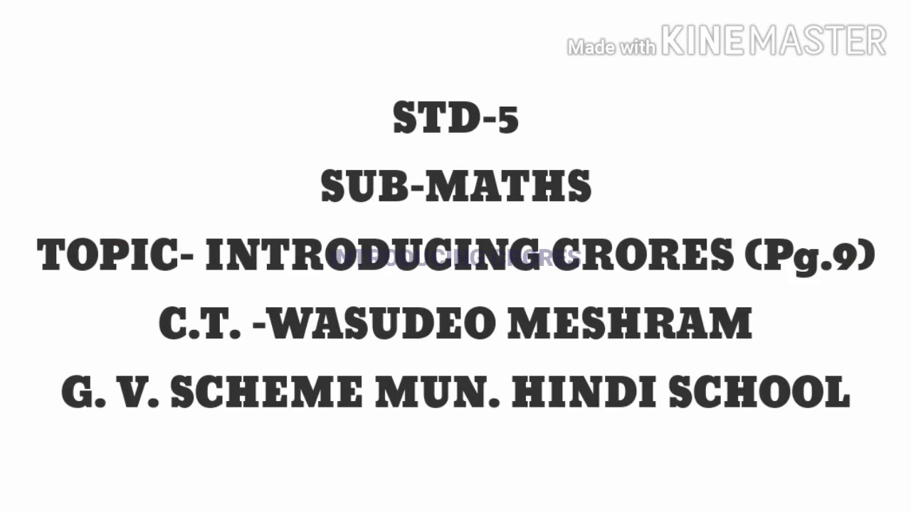 Introducing Crores YouTube introducing-crores-youtube