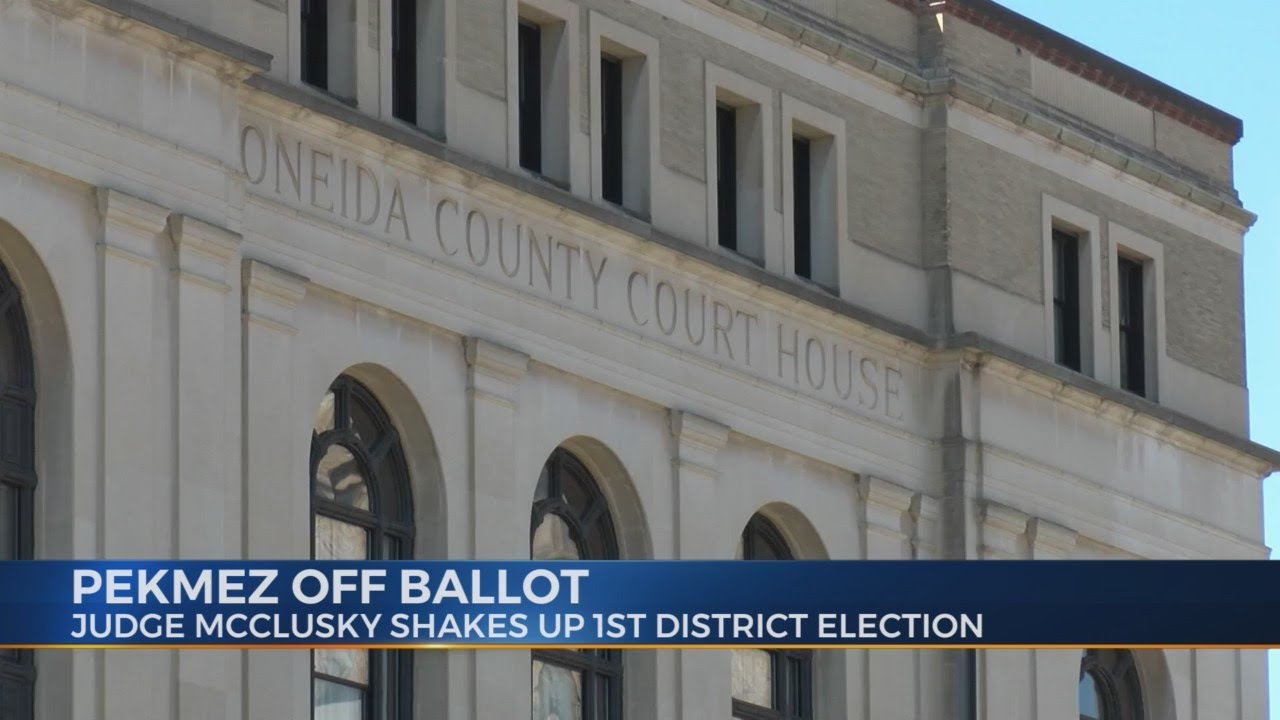 Pekmez Off Ballot; Judge McClusky Shakes Up 1st District Election - YouTube