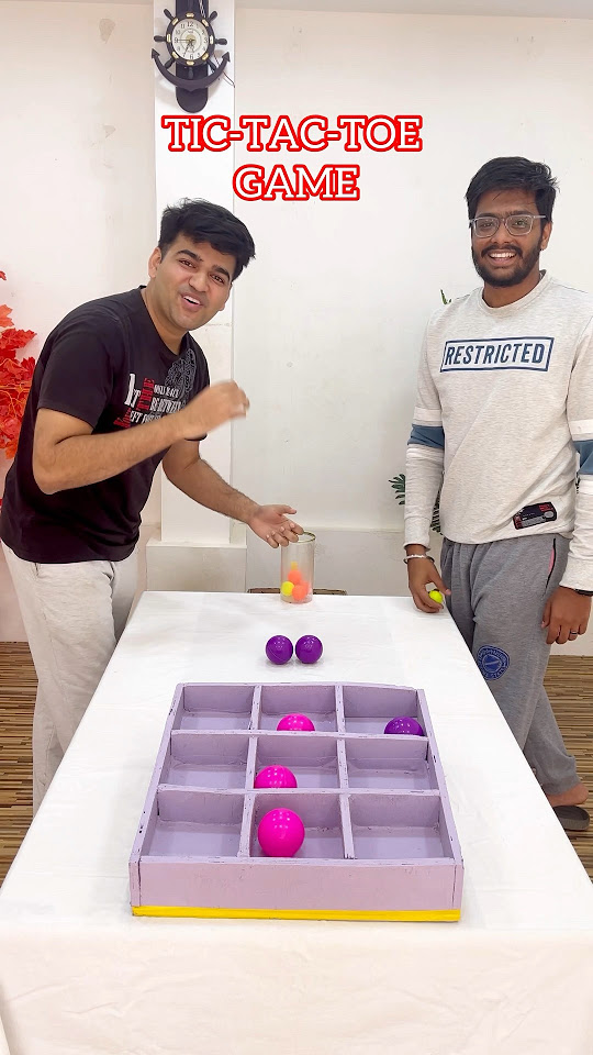 Fast bounce ball tic-tac-toe challenge #shorts - YouTube