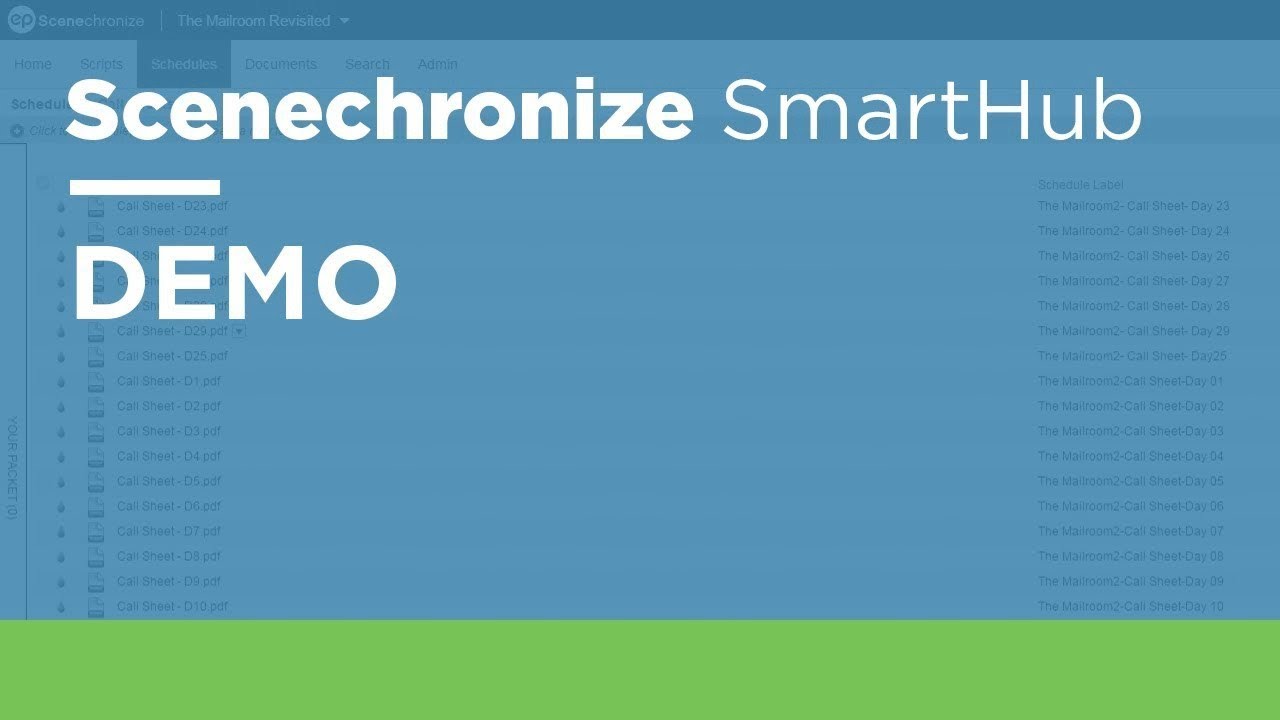 Scenechronize SmartHub - Demo - YouTube